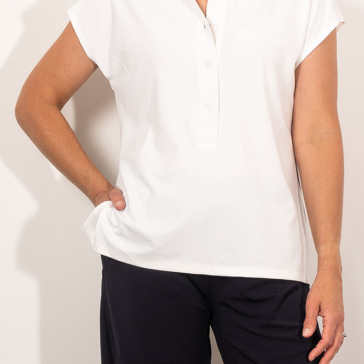 Mela Purdie Henly Tank Powder Knit | Impulse Boutique