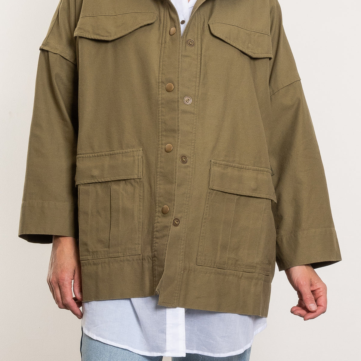 M.A. Dainty Croft Army Jacket | Impulse Boutique