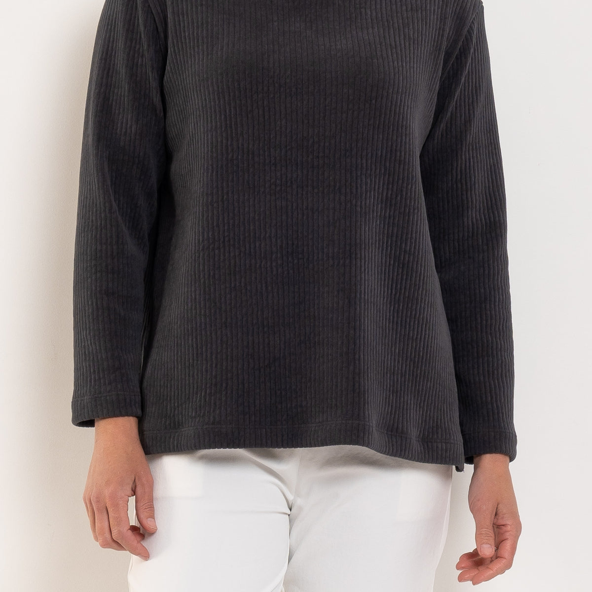 Mela Purdie Funnel Sweater Cord Knit | Impulse Boutique