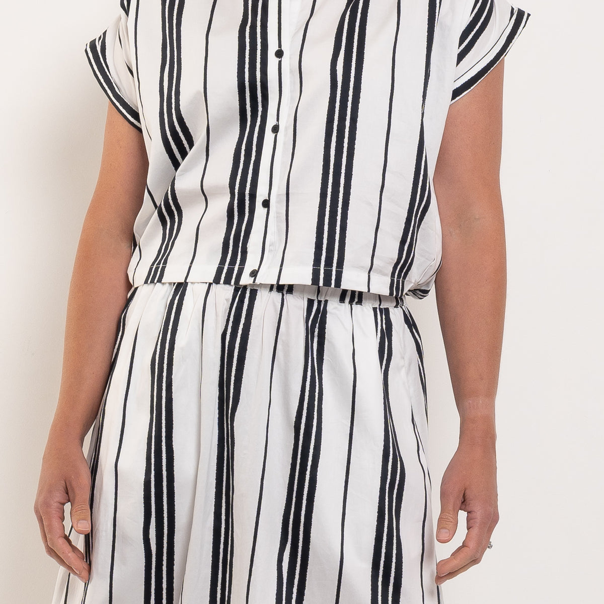 ELK Reza Shirt Fez Print White | Impulse Boutique