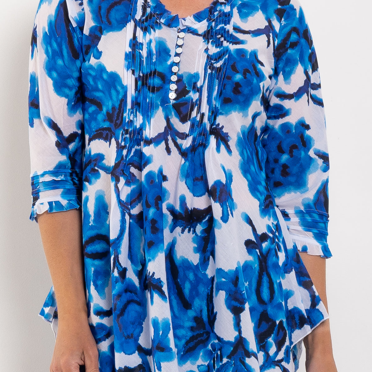 One Season Poppy Turquoise Bay Top | Impulse Boutique